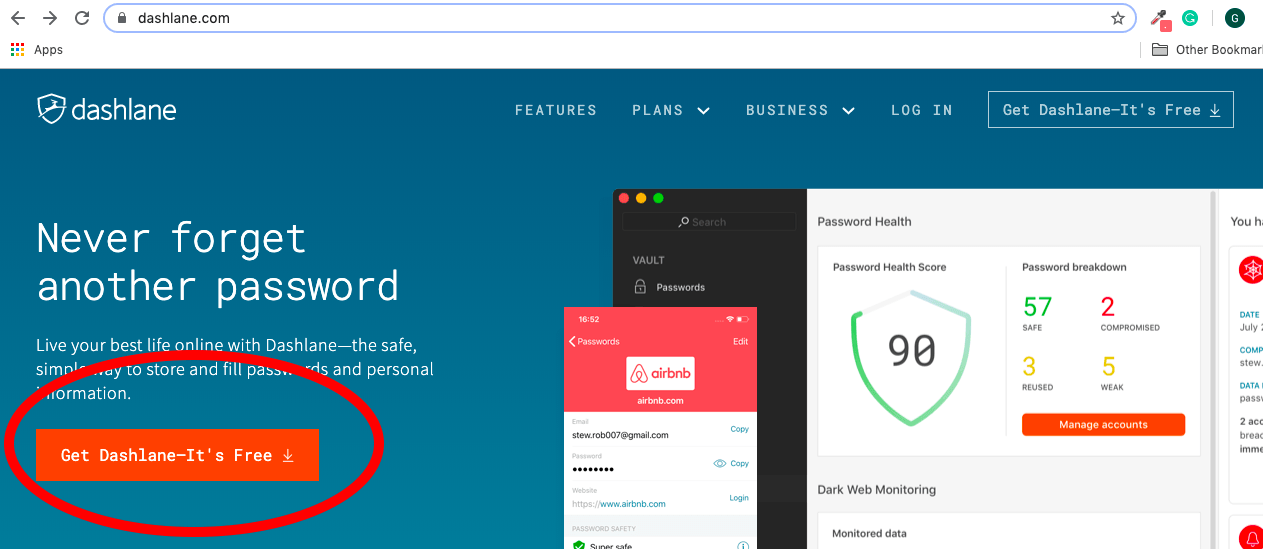Dashlane Account | Wordapp Help Center